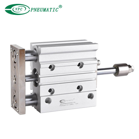 Cilindro guía compacto de la serie MGPM con carrera ajustable - Compre cilindros neumáticos de ...